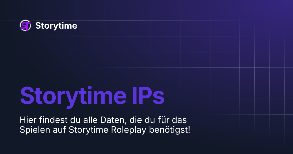 Storytime IPs | Storytime